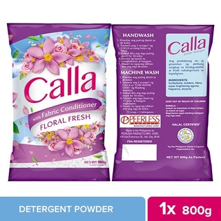 Calla Detergent Powder Fabcon Rose Garden 800g | Shopee Philippines