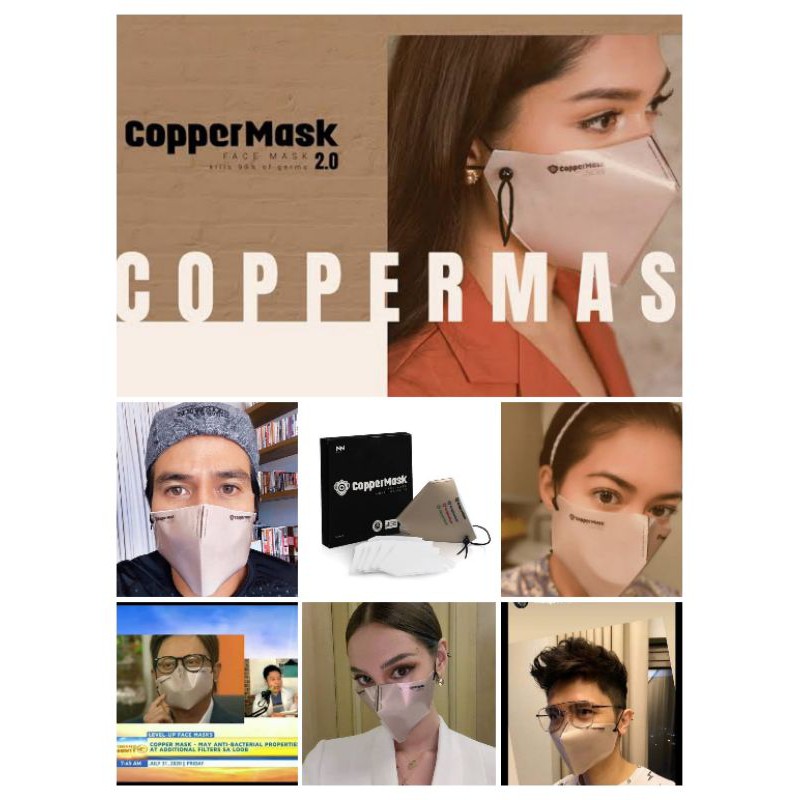 Original Copper Mask 2.0 | Antimicrobial Face Mask | by JC Premiere ...