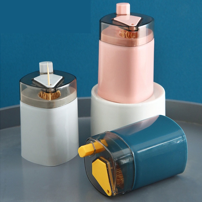 Toothpick dispenser Automatic Toothpick Holder Toothpick Storage Box ...