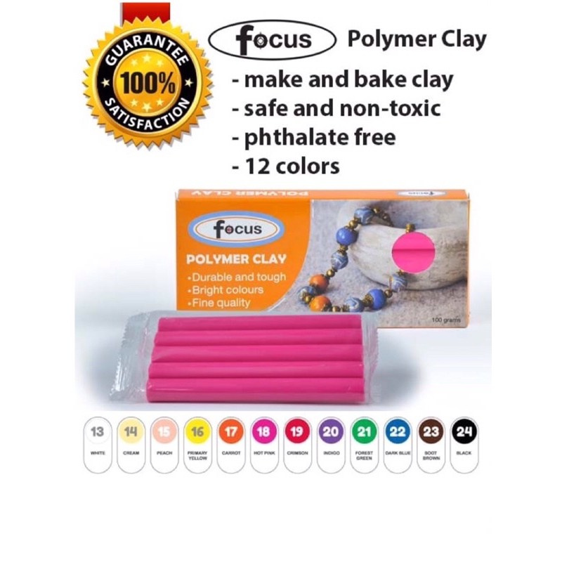 Polymer Clay 100grams [Focus] | Shopee Philippines