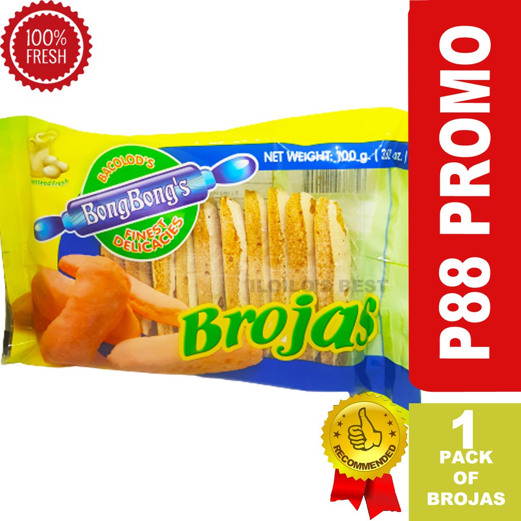 Brojas 1 Pack | Bongbong's Finest Pasalubong Delicacies | Lady Fingers ...