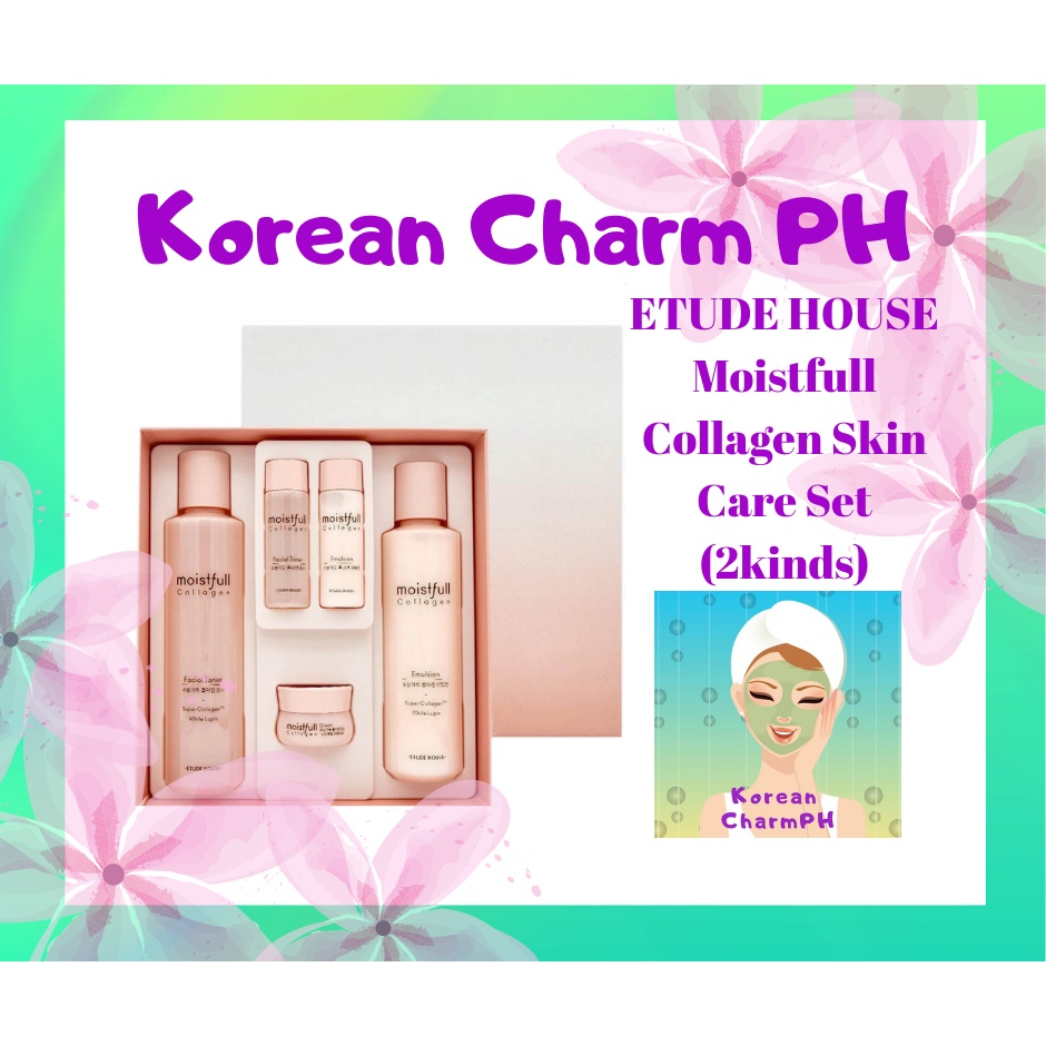 ETUDE HOUSE Moistfull Collagen Skin Care Set (2kinds) | Shopee Philippines