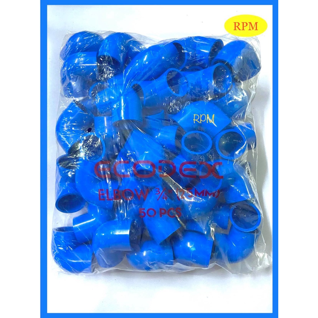 BLUE ELBOW 3/4 (50PCS) | Shopee Philippines