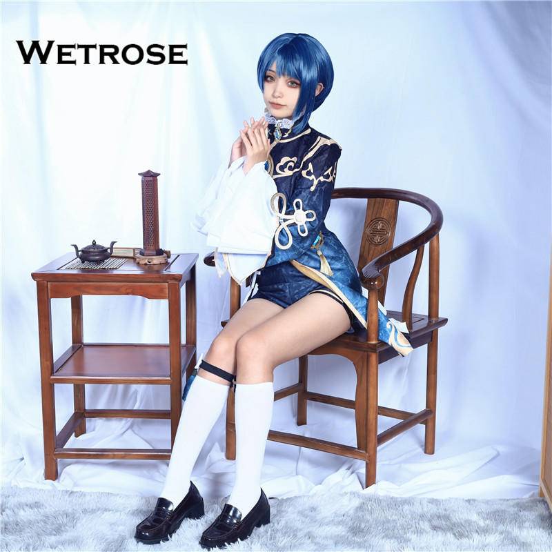 【Wetrose】Genshin Impact Xing Qiu XingQiu Original Ver Battle Uniform ...