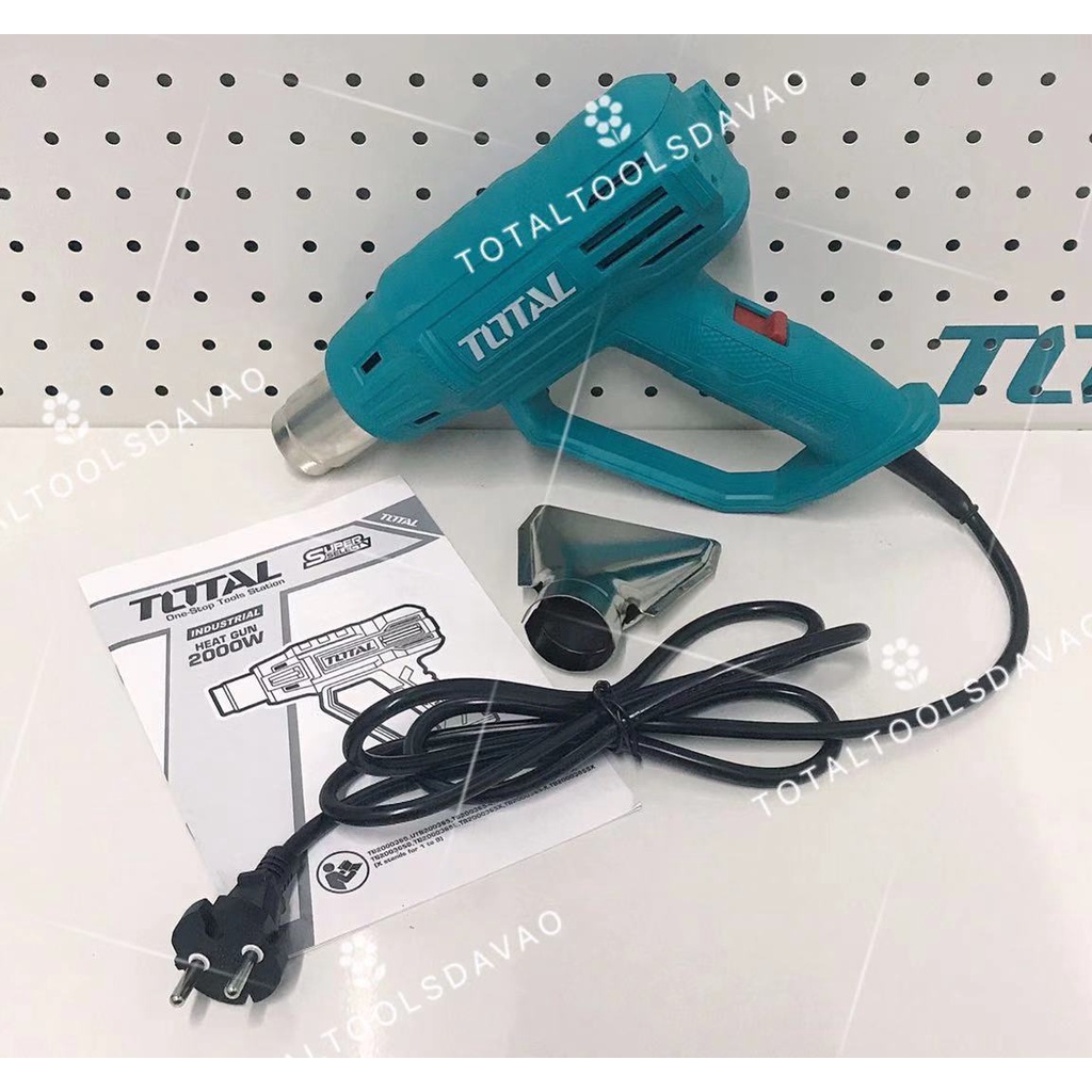 TOTAL Heat gun 2000w (SS) Industrial TB200365 | Shopee Philippines