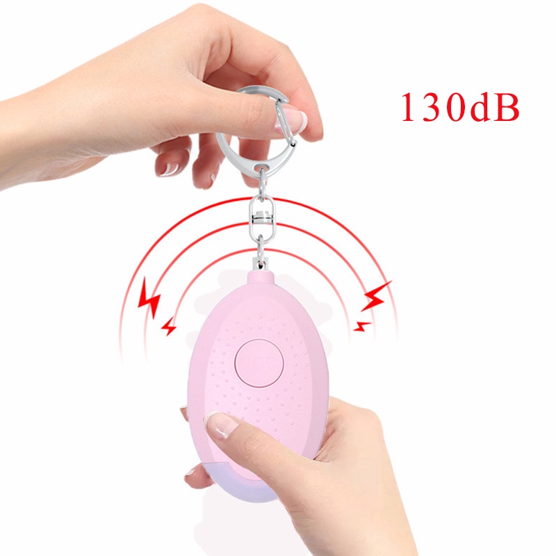 Rechargable Self Defense Alarm 130db Girl Women Security Protect Alert