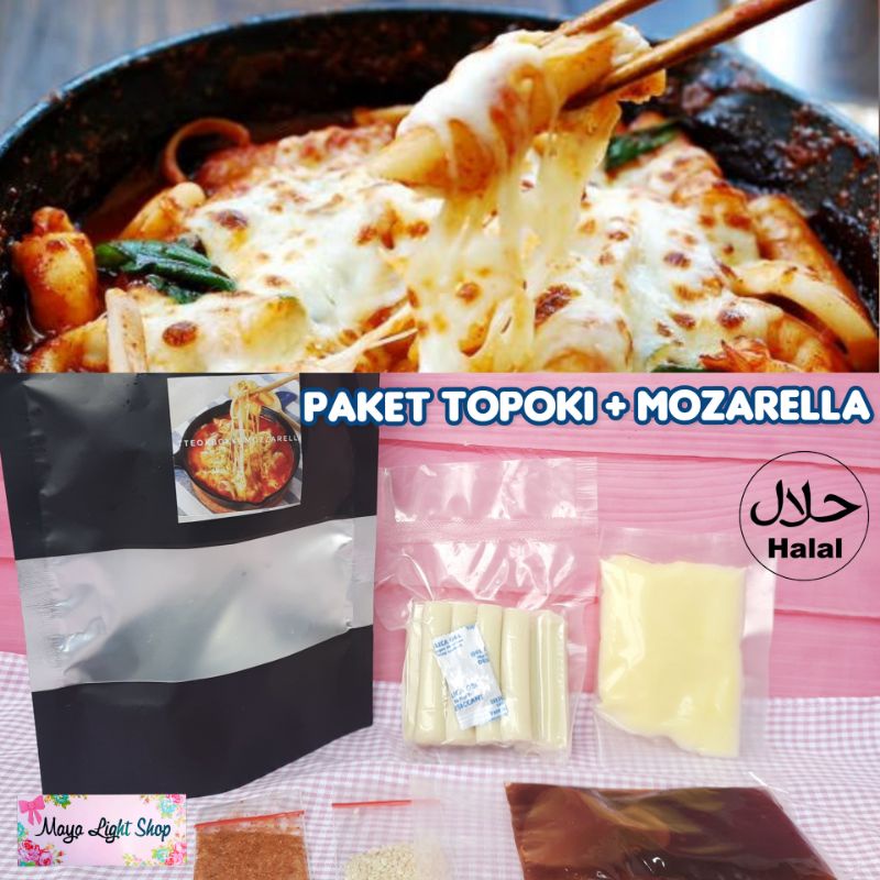 Topoki Package + mozarella Complete Sauce halal tteok topokki toboki ...