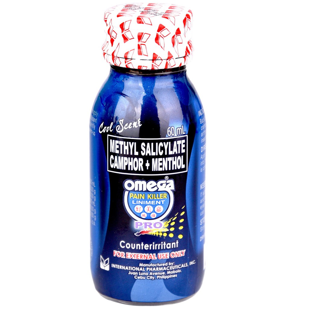 Omega Pro Liniment 15ml/60ml (Methy Salicylate + Camphor + Menthol ...