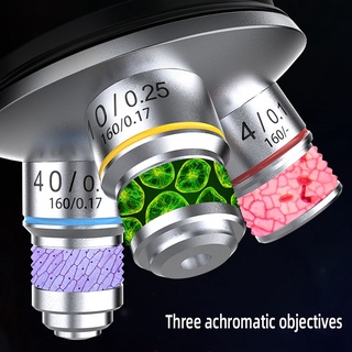 Biological Microscope LED Light 1200 3000X Microscope For Laboratory ...