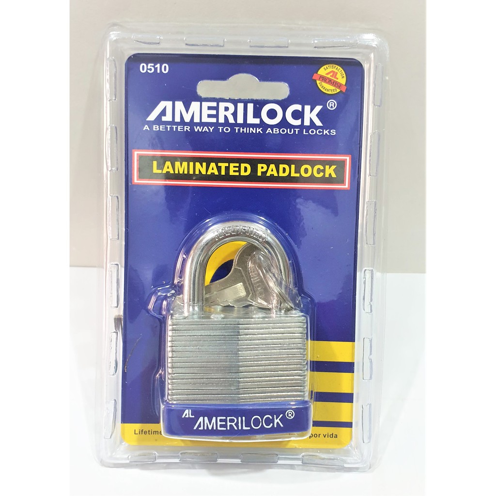 Amerilock Laminated Padlock Short Shackle 40mm | Shopee Philippines