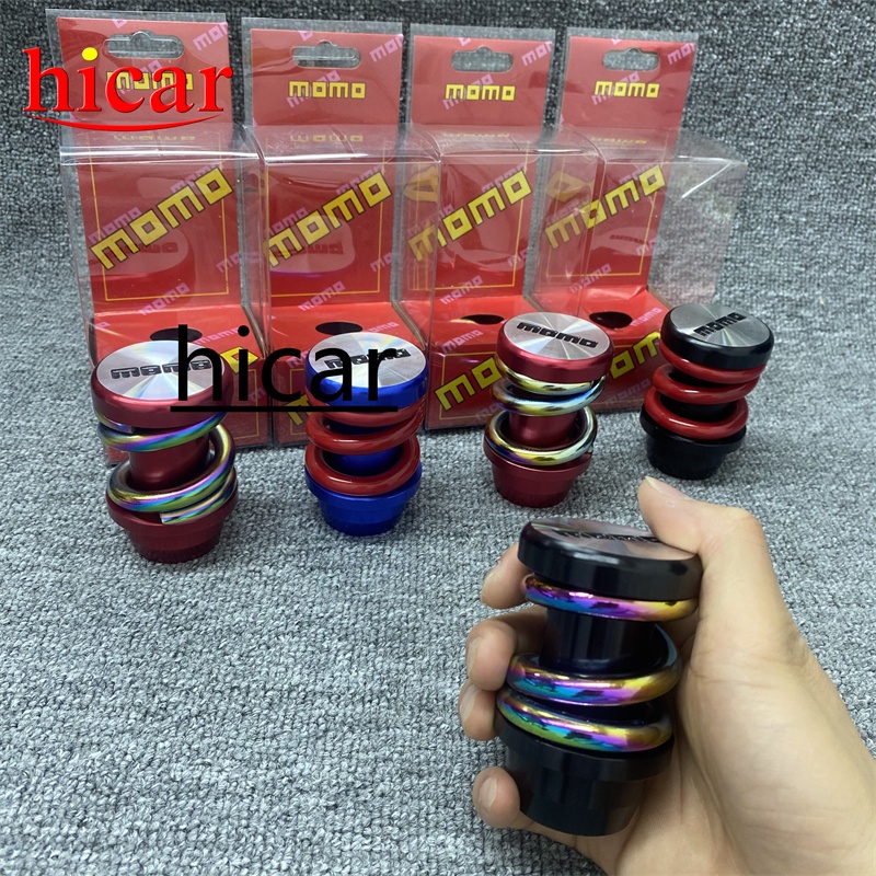 MOMO spring Style Racing Universal Gear Shift Knob JDM Metal Shifter ...
