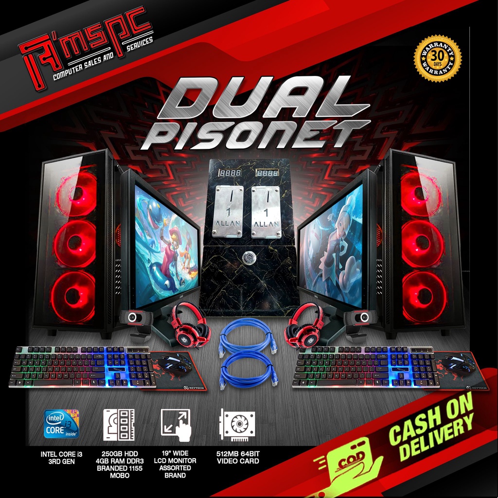 DUAL PISONET INTEL CORE I3 3RD GEN OR INTEL CORE I5 650|661|750 1ST GEN ...