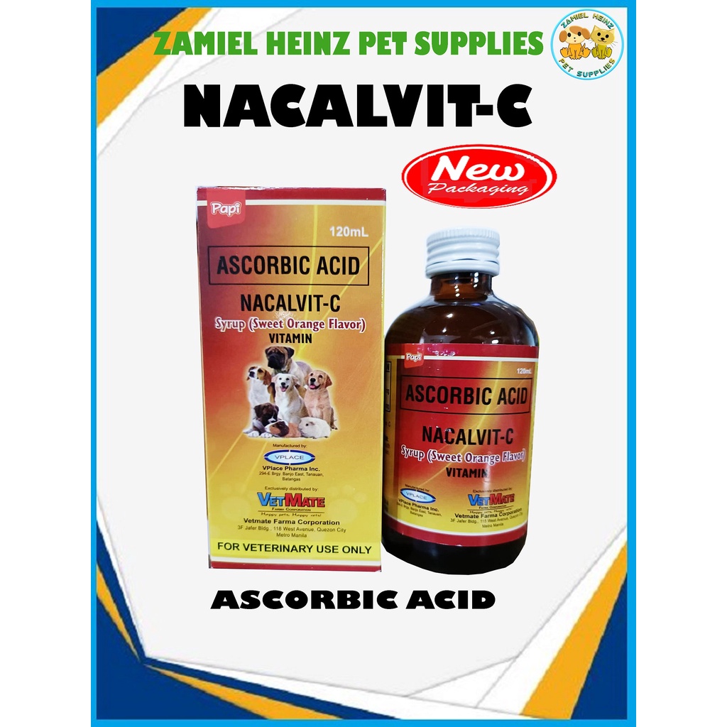 PAPI Nacalvit-C ASCORBIC ACID for Pets (120ml) | Shopee Philippines PAPI Nacalvit-C ASCORBIC ACID for Pets (120ml) | Shopee Philippines