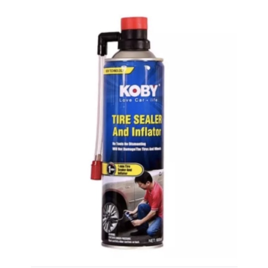 Kobe Tire Sealer and Inflator 600ml | Shopee Philippines