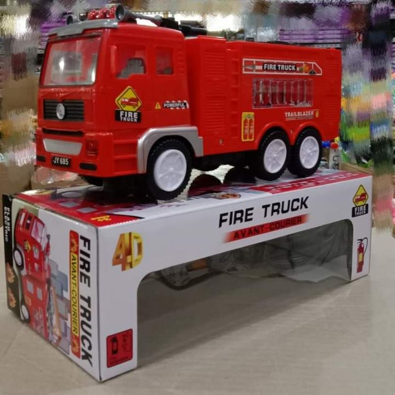 CAR TOYS big fire truck with lights and sounds | Shopee Philippines