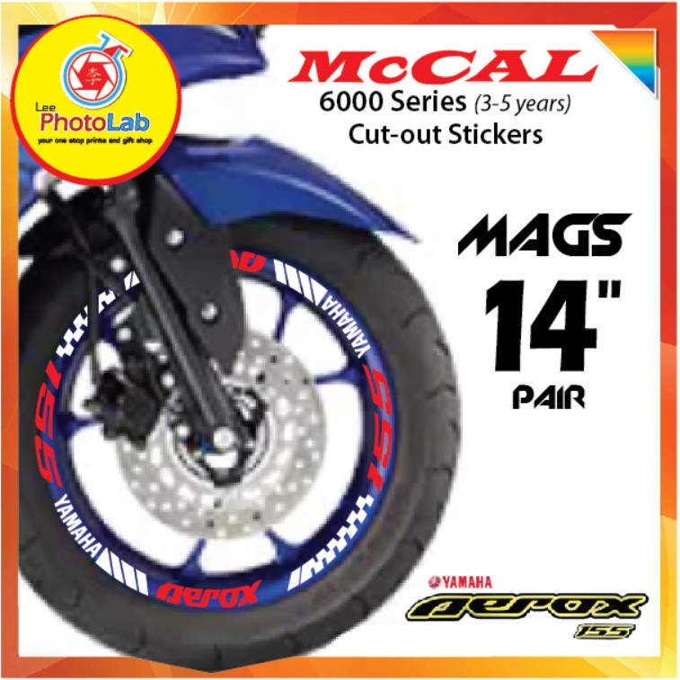 AEROX MAGS STICKER DECAL Racing Edition (Design B) | Shopee Philippines