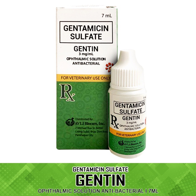 LKJ-GENTIN EYE DROPS OPHTHALMIC SOLUTION ANTIBACTERIAL GENTAMICIN ...