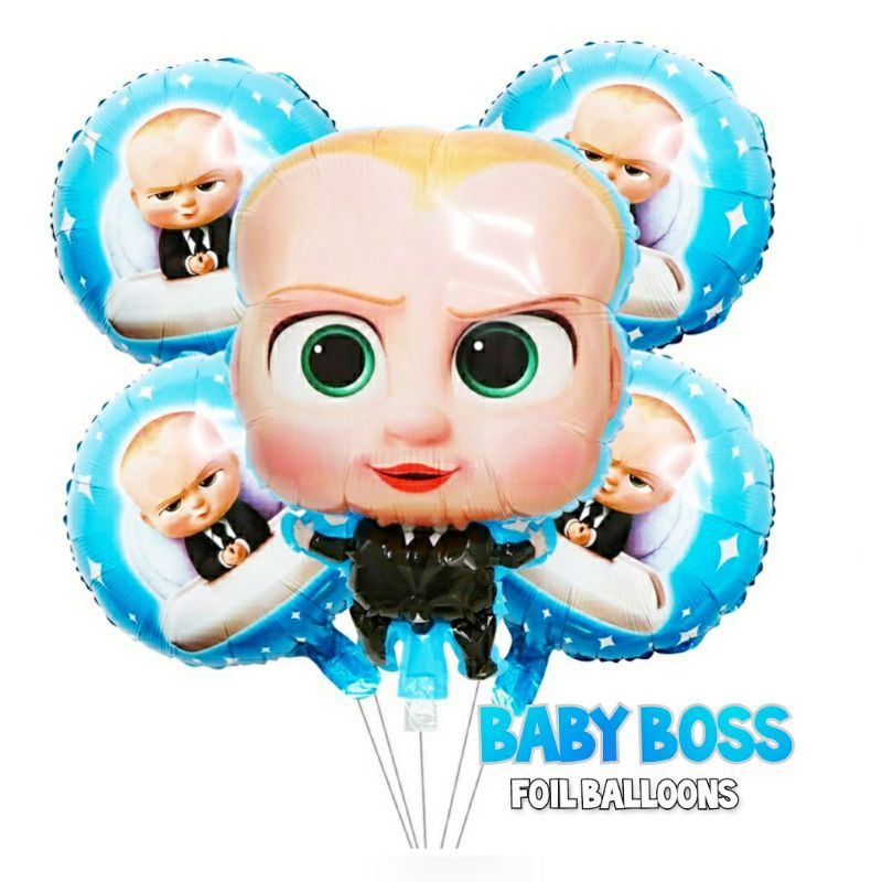 Baby Boss Theme Foil Balloon Birthday Party Decoration | Shopee Philippines