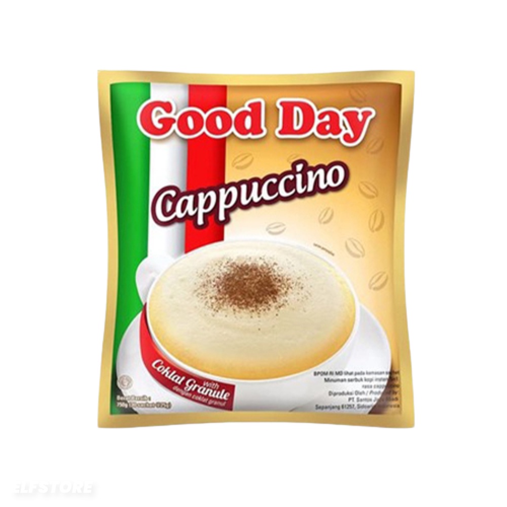 Good Day Cappuccino Coffee Sachet Packaging 25gr | Shopee Philippines