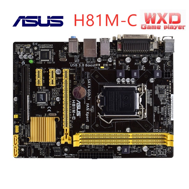 For ASUS H81M-C original motherboard Socket LGA 1150 DDR3 H81 SATA3 ...