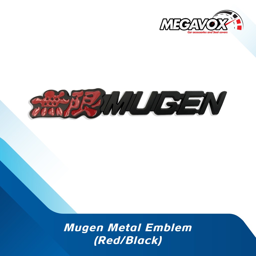 Mugen Red/Black Metal Emblem | Shopee Philippines