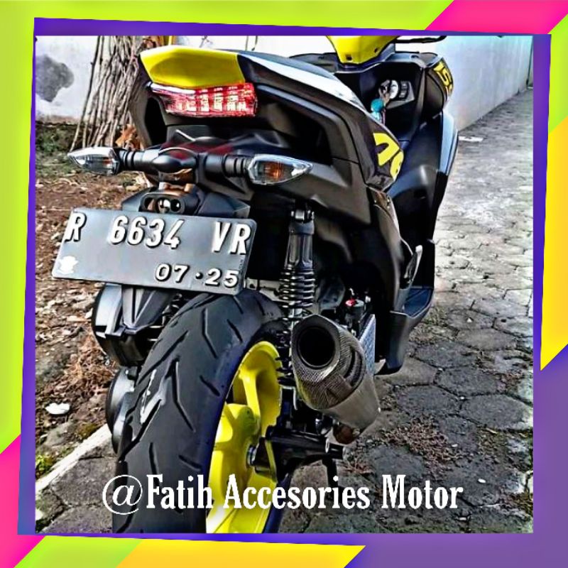 Black Rear Fender 35019-0562-6Z for Yamaha Aerox 155 | Shopee Philippines