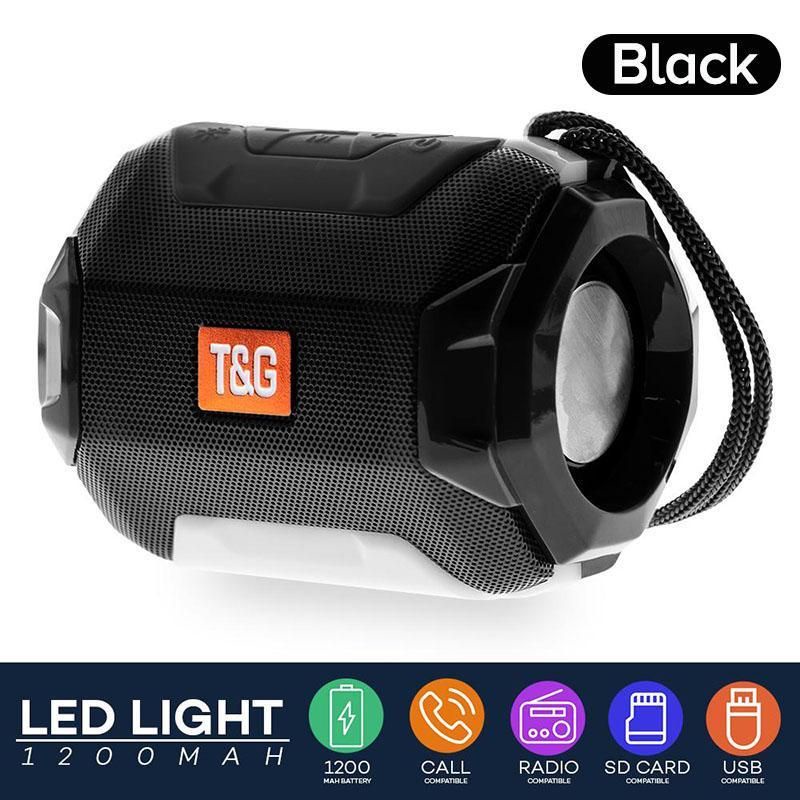 T&G TG162 Portable Hi-Fi Stereo Bluetooth with USB TF Card and FM Radio ...