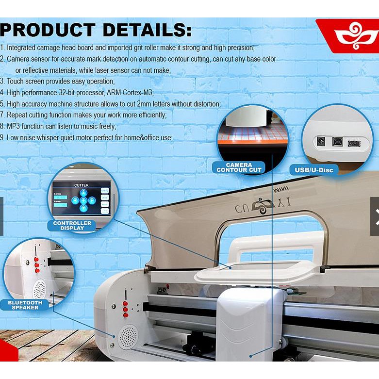Cuyi Mini Cutter Plotter With Bluetooth Speaker Shopee Philippines