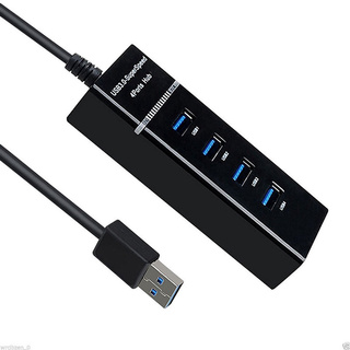 4 Ports High Speed USB 3.0 Hub / Super Speed USB 3 Hub Splitter / Fast ...