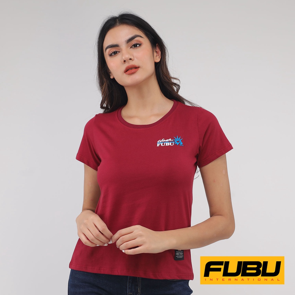 Fubu Girls Roundneck Jersey Knits Short Sleeve QST01-0336 (Maroon ...