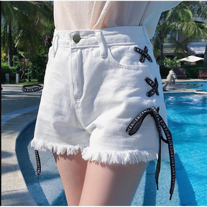 HIGH-WASTED MAONG SHORT | Shopee Philippines