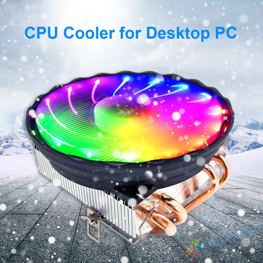 S s snowman 4 heat pipes cpu cooler pwm 4 pin pc radiator for intel lga ...