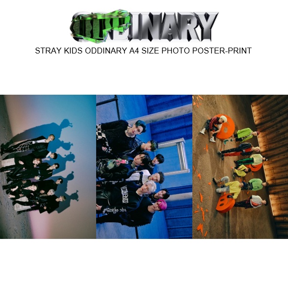 STRAY KIDS ODDINARY A4 SIZE PHOTO POSTER-PRINT | Shopee Philippines