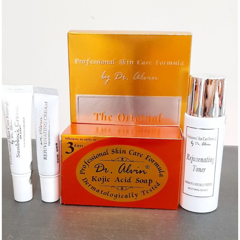 DR ALVIN ORIGINAL GOLD REJUVENATING SET/NEW PACKAGING REJUV 5 IS ALSO ...
