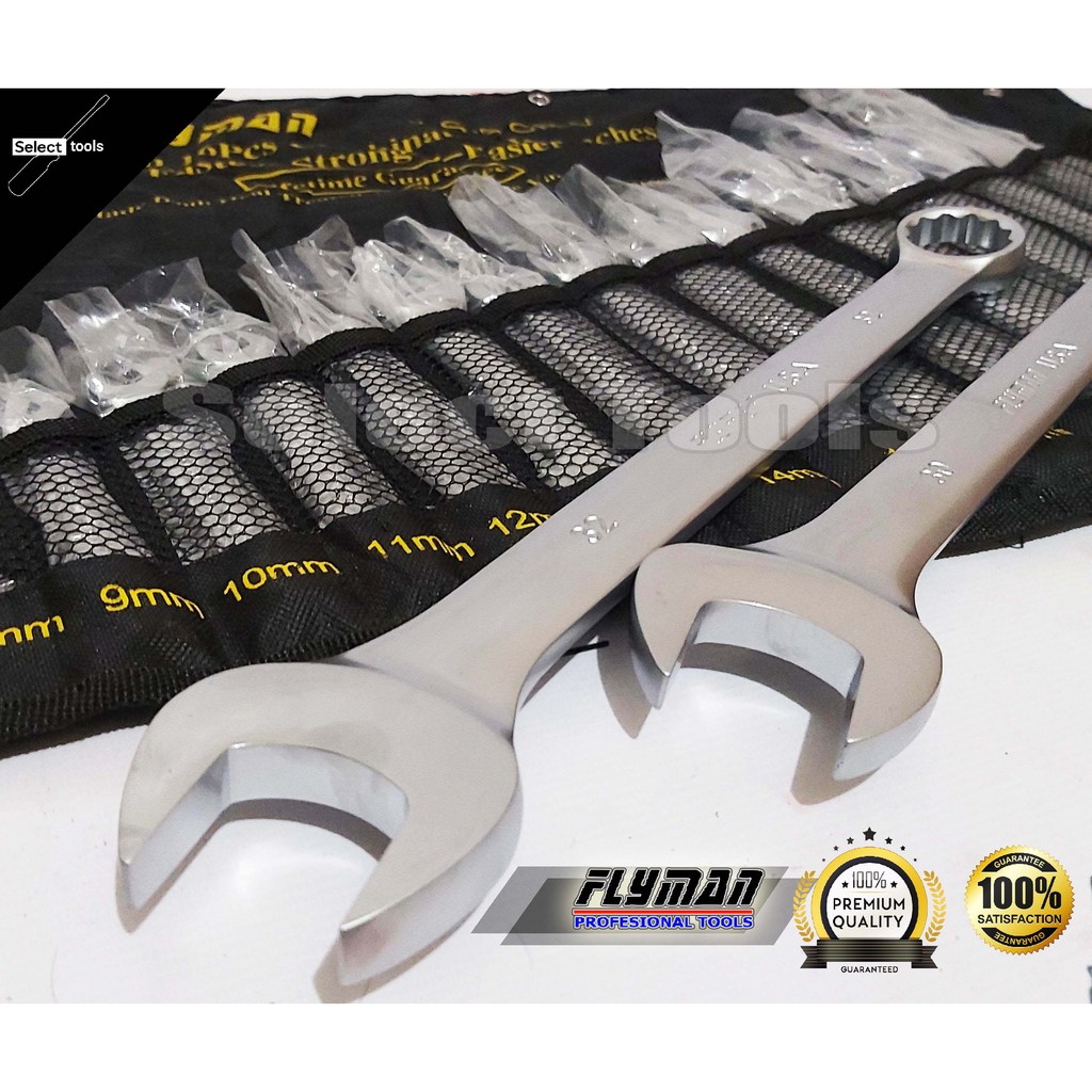 ORIGINAL FLYMAN USA 8-32MM (16PCS) COMBINATION WRENCH | Shopee Philippines