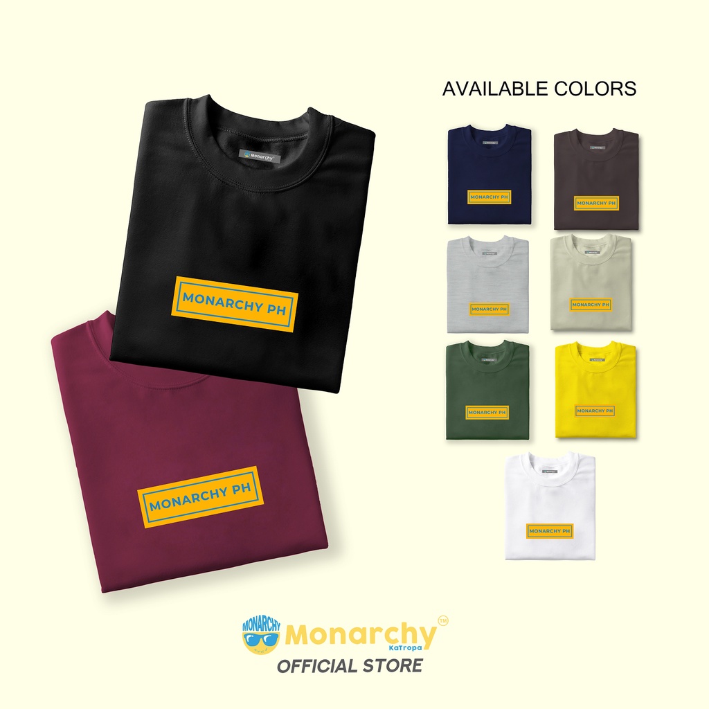 Monarchy Official Logo Tees Vol. 3 Yellow And Sky Blue Box Men's T ...