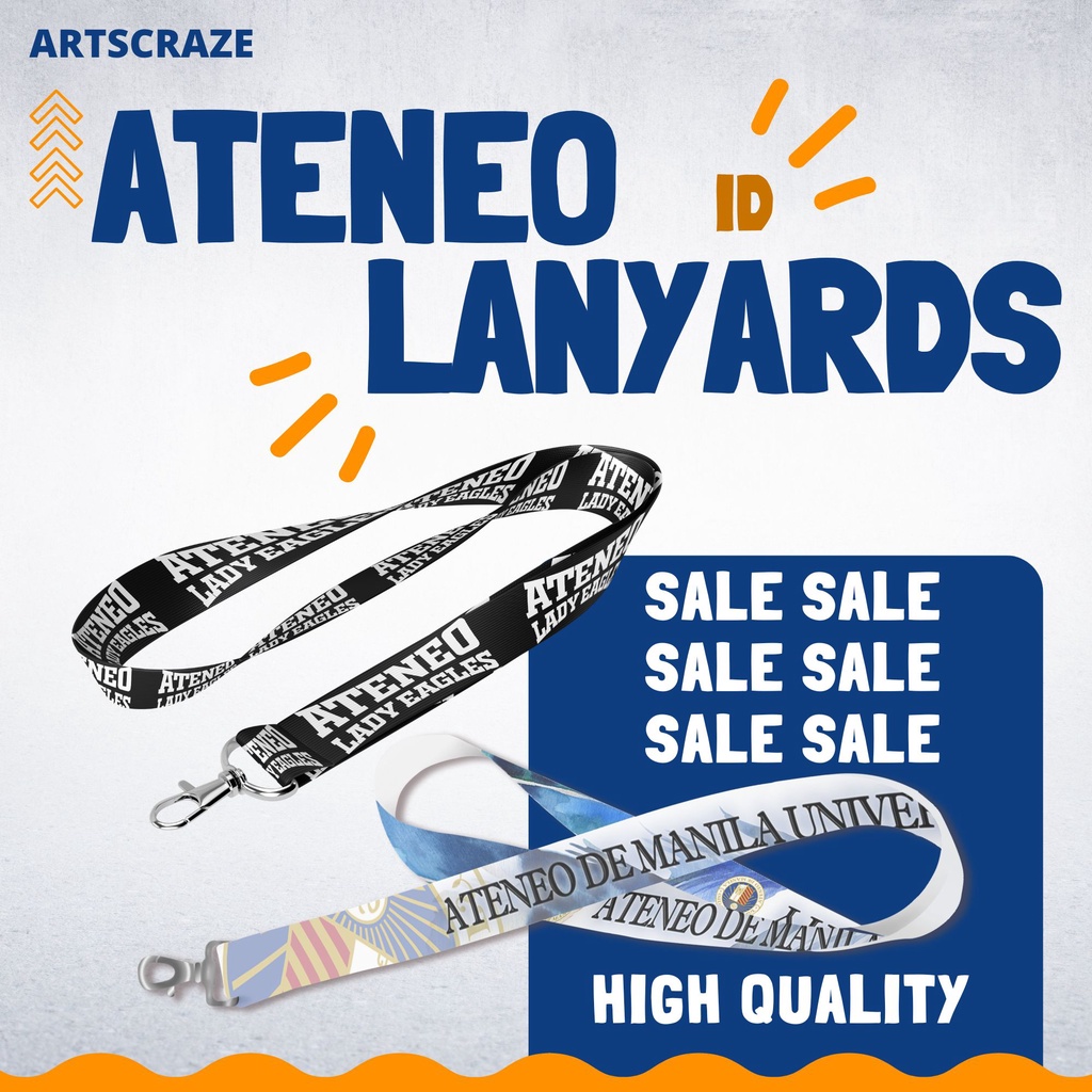 ADMU (Ateneo de Manila University) High Quality ID Lanyards/Lace ...