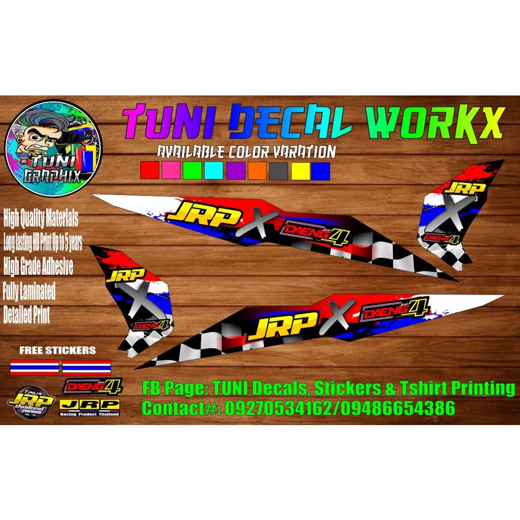 HONDA BEAT FI V2 (JRP X DAENG DECALS) D2 W/ FREEBIES | Shopee Philippines