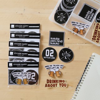 ANIYA CLOTHING Sticker Happy Set Waterproof Stickers Journal Laptop ...