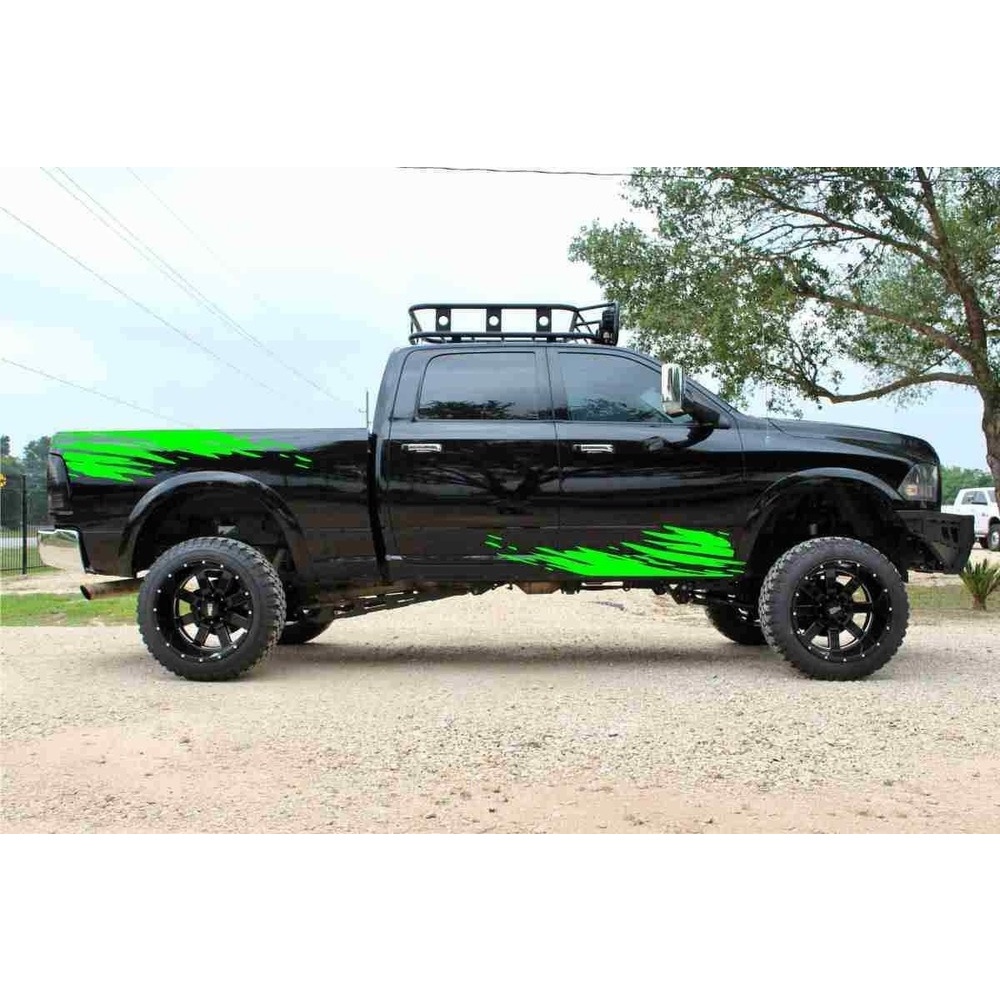 2Pcs Mud Splash Decal Sticker Vinyl Body Graphics for SUV Truck Rear ...