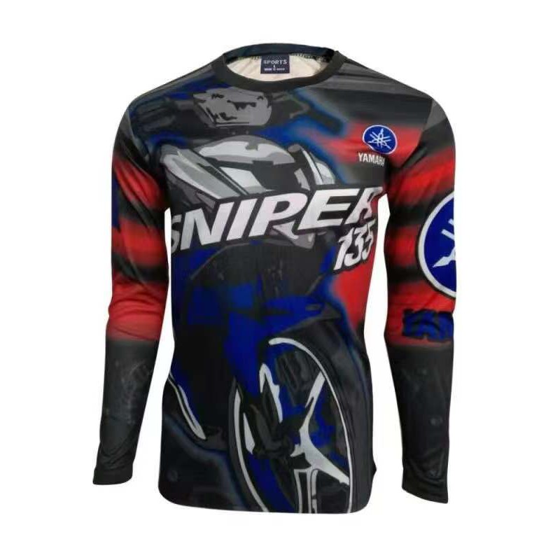 yamaha motorcycle long sleeves jersey for men bike long sleeves ...