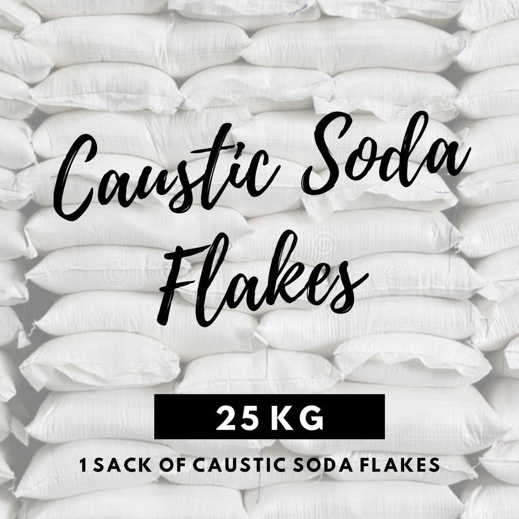 Caustic Soda / Sodium Hydroxide Flakes 25kg | Shopee Philippines