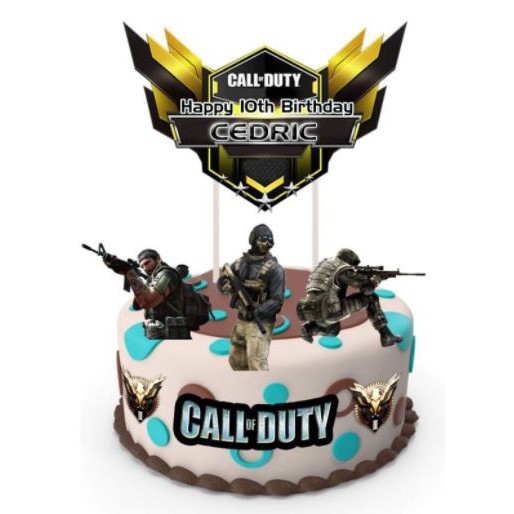 CALL OF DUTY THEME cake topper | Shopee Philippines