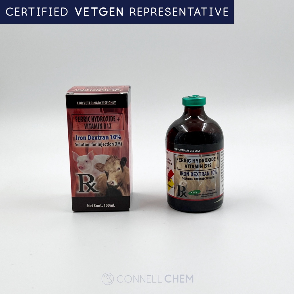 Iron Dextran 10% for Animals | Injectable | Vet Product | 100ml ...