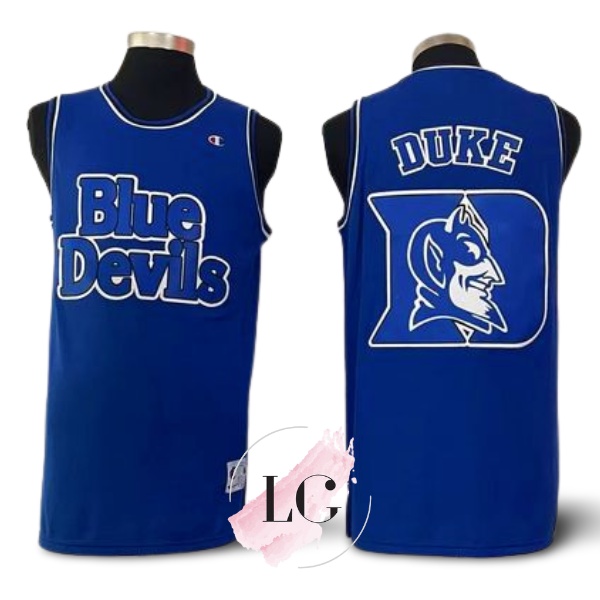Basketball Jersey Duke "BLUE DEVILS" Patch Embroidery | Shopee Philippines