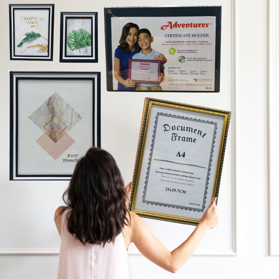 AKT A4 Diploma frame picture wall decor Certificate frame | Shopee ...