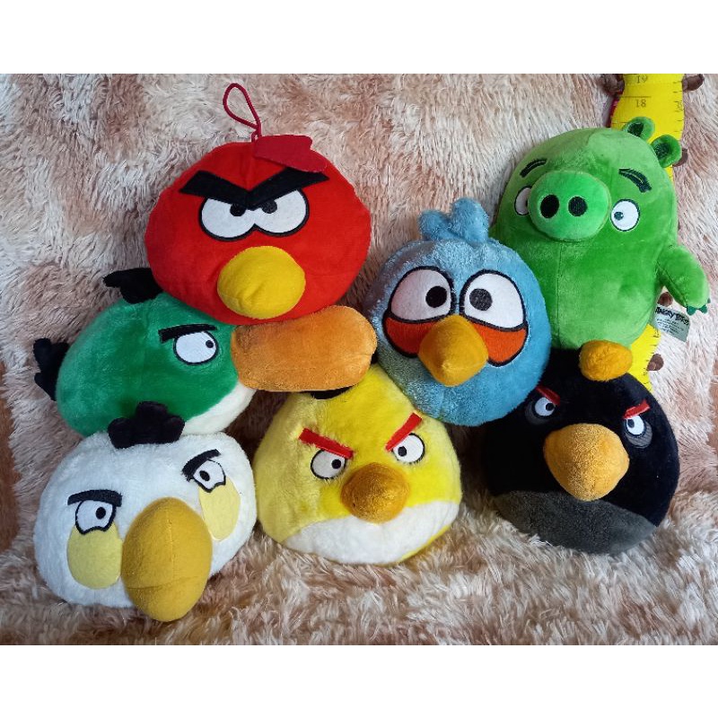 Angry birds stuffed toys preloved | Shopee Philippines
