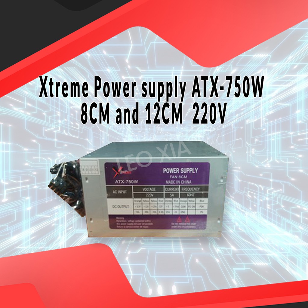 ESGAMING Power supply ATX-750W ang 750W 8CM 220V | Shopee Philippines