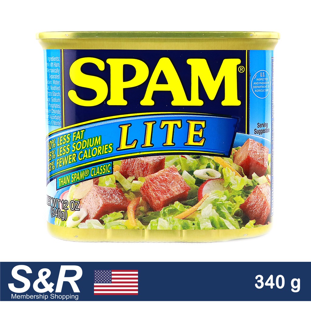 Hormel Spam Luncheon Meat Lite 340g | Shopee Philippines