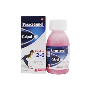 Calpol 2 - 6 years old Strawberry Flavor 120 mg / 5 ml 120 ml Oral ...